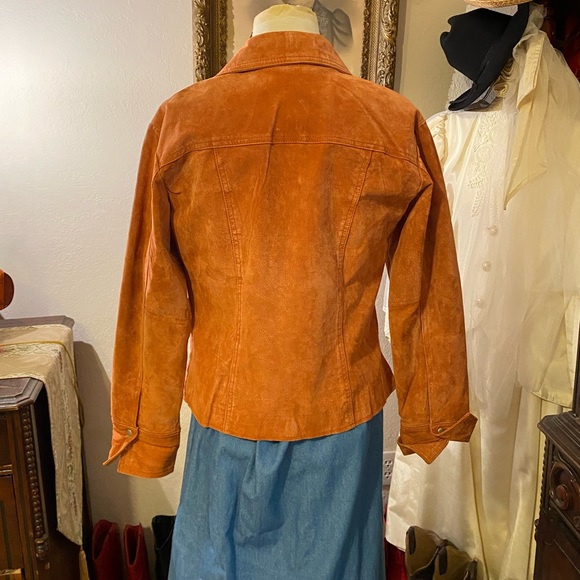 Coldwater Creek | Jackets & Coats | Rust Brown Suede Jacket | Poshmark